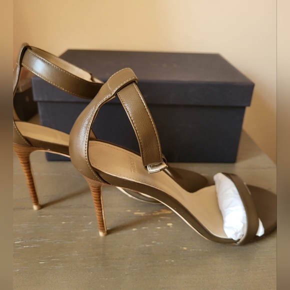 Theory | Shoes | Theory Brand New High Heels Khaki Color Sandals Size ...